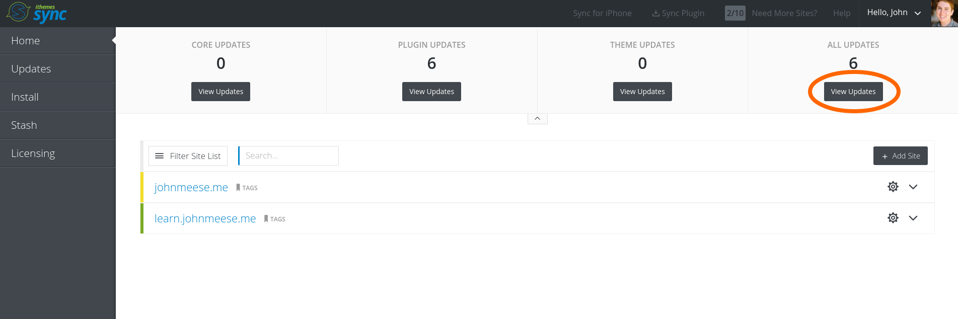 Update WordPress themes & plugins | Process Street
