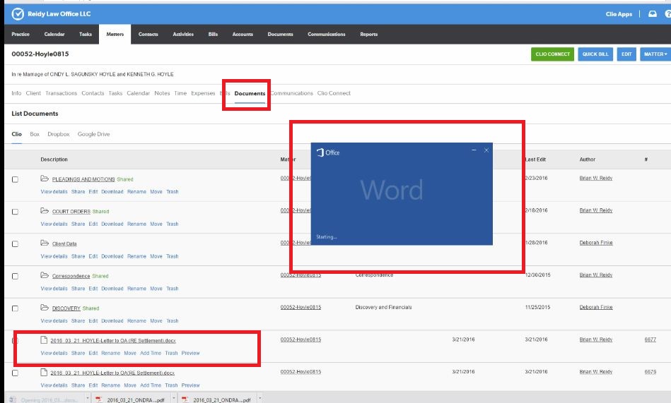 Creating Documents using Clio Templates | Process Street