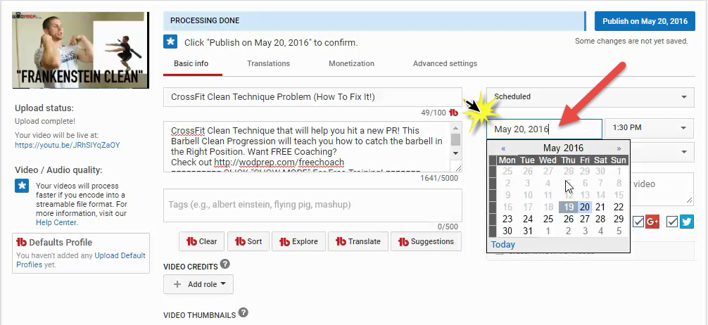 SOP: YouTube Video Upload | Process Street