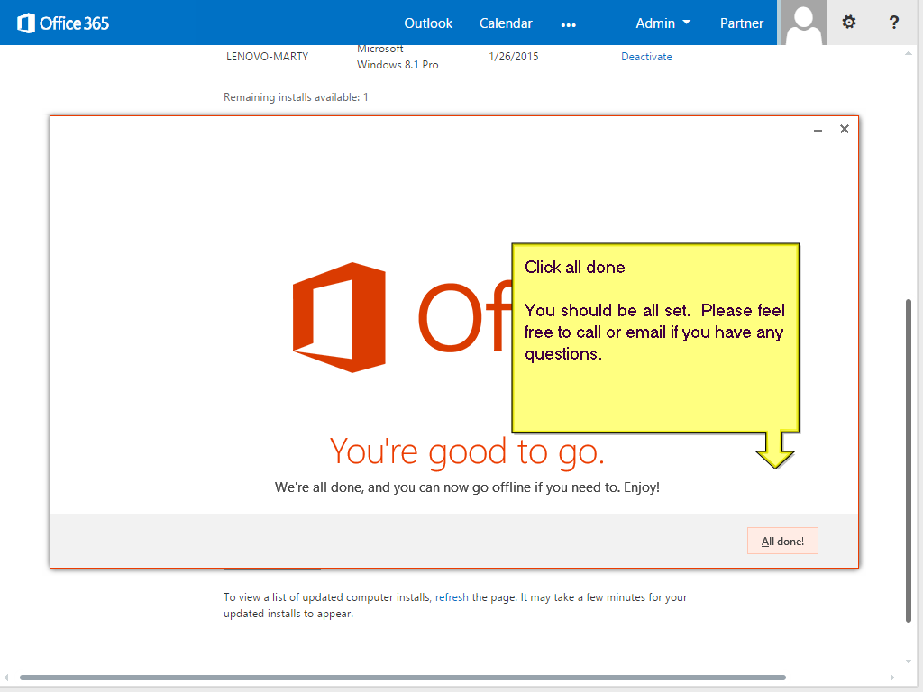 Install Office 365 | Process Street