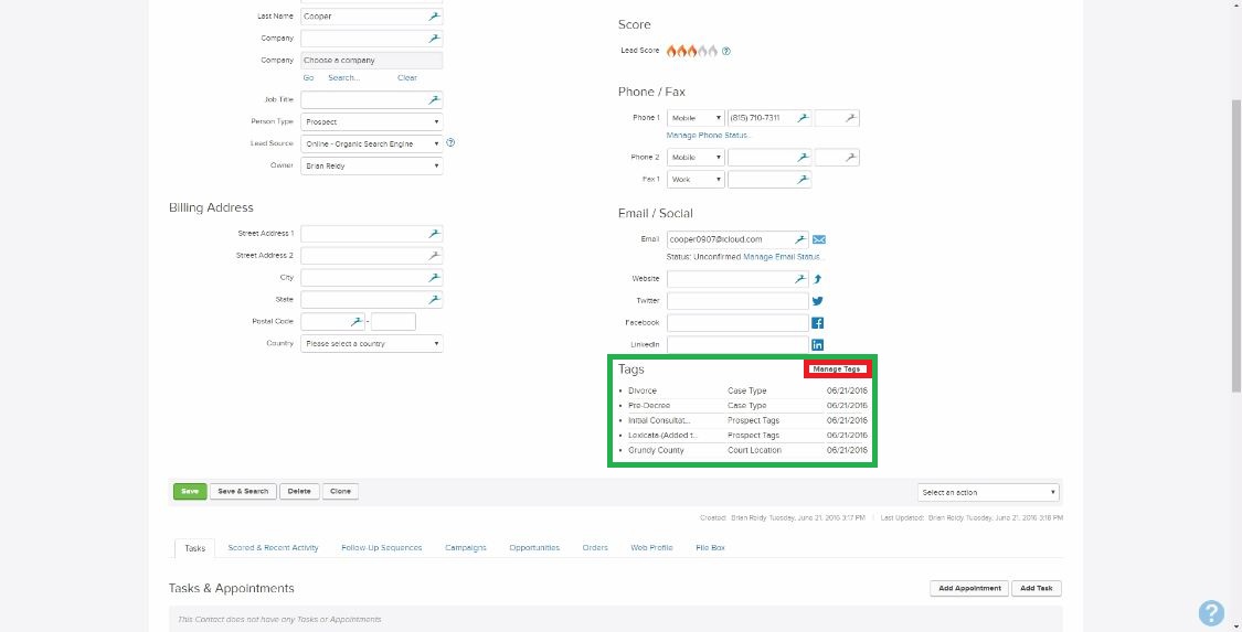 Updating Infusion Soft for New Clients | Process Street