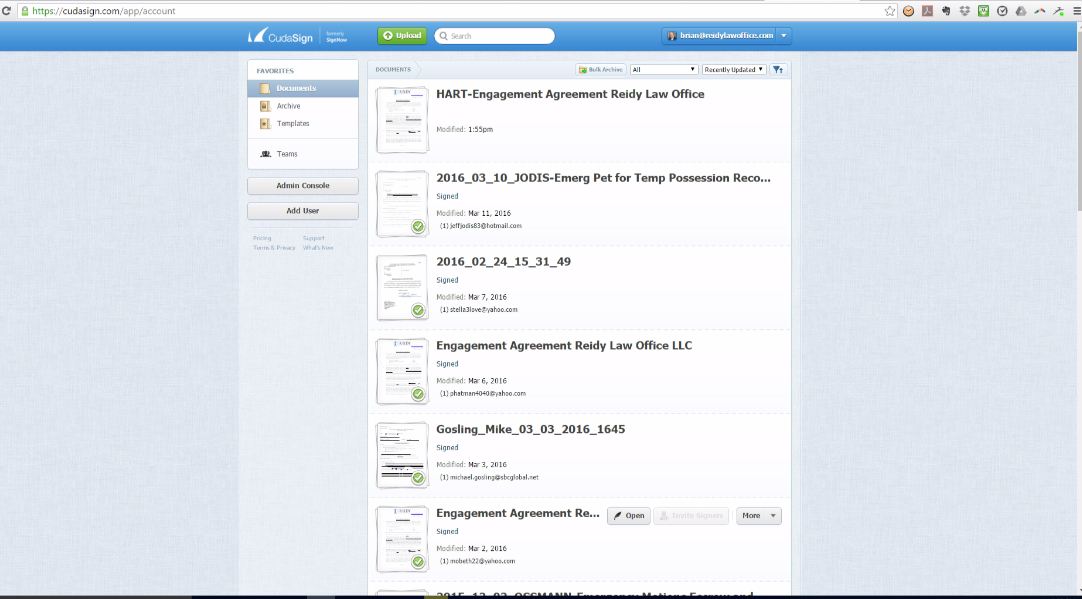 Cudasign.com (Obtaining Client Digital Signature) | Process Street