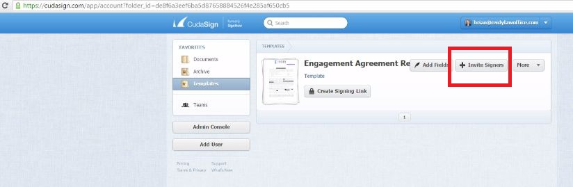 Cudasign.com (Obtaining Client Digital Signature) | Process Street